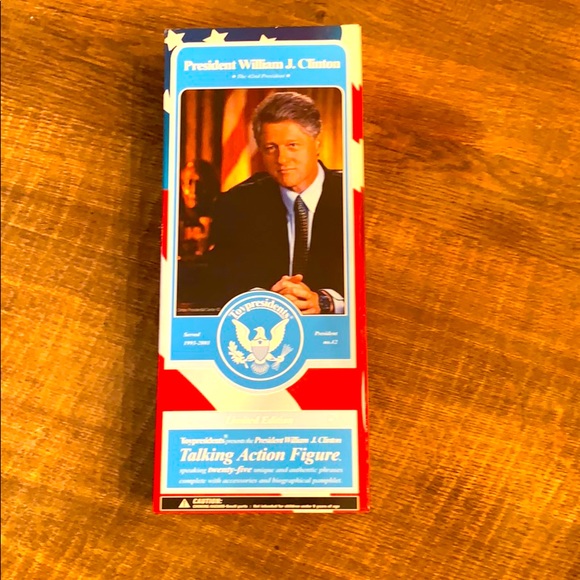 Other | President William J Clinton Talking Action Figure | Poshmark